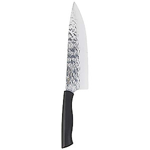 Kai 8-Inch Inspire Chef Knife, 8 Inch Blade with Sheath, , Black/Silver