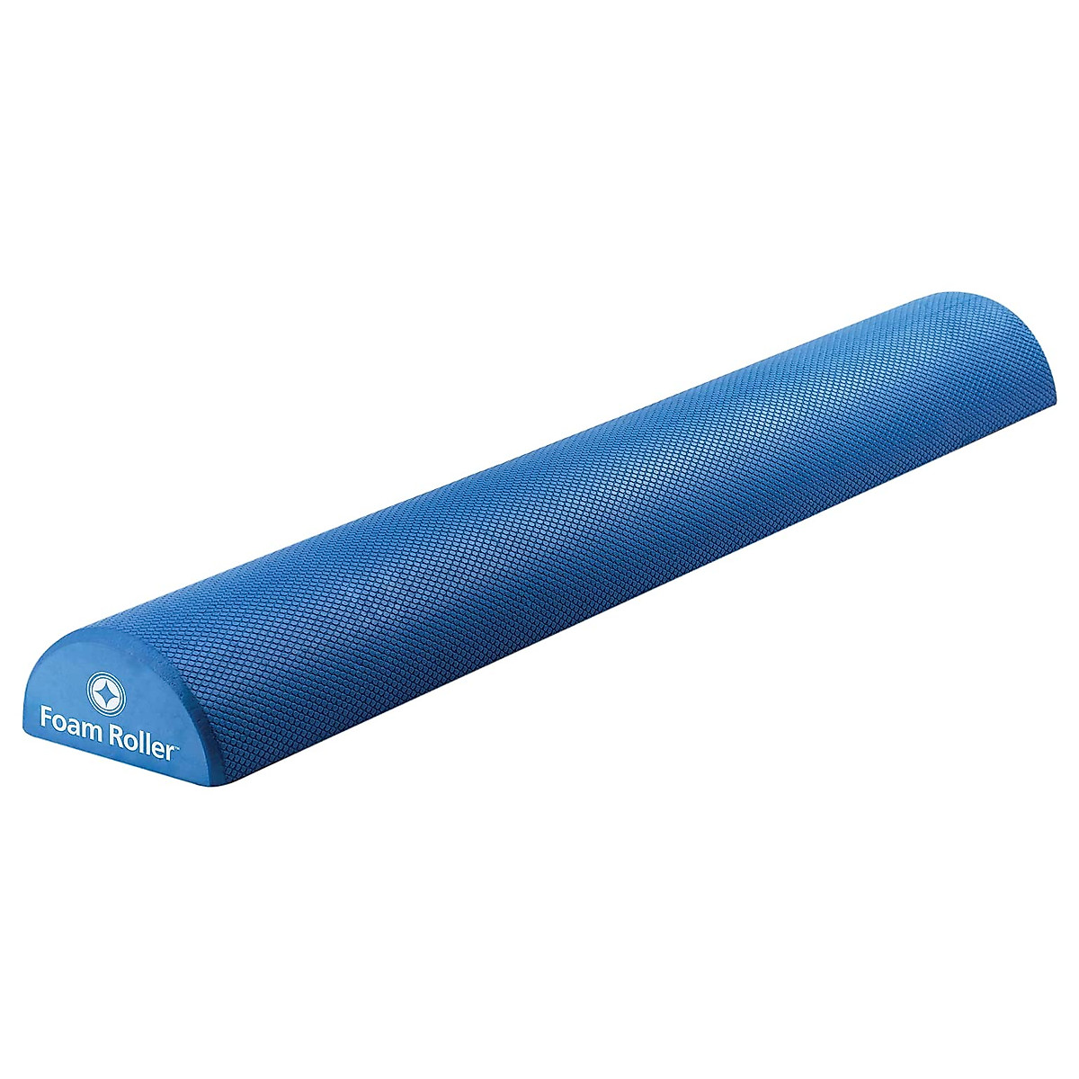 STOTT PILATES Soft Density Deluxe Half Foam Roller, Blue, 36"/92cm