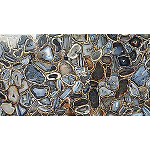 Mix Multi Colour Agate Rectangular 48" x 30" Inch Table Top, Center Table Top, Coffee Table Top, Patio Table Top, Hallway Table Top, Living Room Furniture, Piece Of Conversation