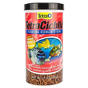 TetraCichlid Floating Cichlid Sticks 11.3 Ounces, Pond Fish Food, Nutritionally Balanced