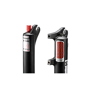 BUCKLOS 26 inch MTB Air Fork Snow Fat Mountain Bike Fork Travel 120mm, Rebound Adjustment Bicycle Front Forks for 4.0" Tire Disc Brake.