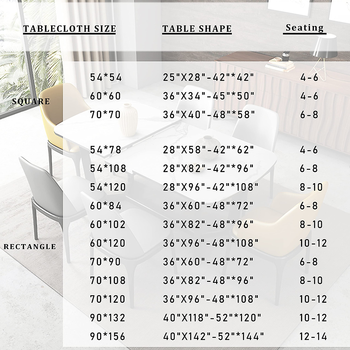 Fitable Rectangle 4 Feet Tablecloth 60x84 inch Tablecloth Stain and Wrinkle Resistant Washable Polyester Table Cloth, Decorative Table Cover for Dining Table, Buffet Parties and Camping White