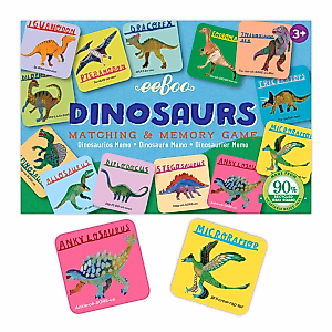eeBoo Dinosaurs Little Memory and Matching Game, 3 years