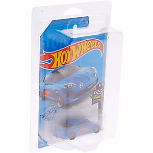 Protech SSCAR Storage / Display Car Case for Carded Hot Wheels, 4.25" W x 6.5" H x 1.75" D, 25-Pack