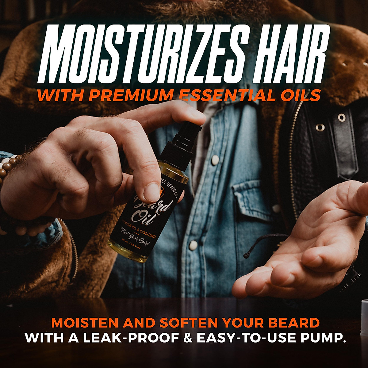 Wild Willies Premium Beard Oil & Conditioner Natural, Organic Ingredients Promote Fast Beard Growth, Removes Itch & Dandruff - Deep Softener Treatment Restores Moisture - 2 Oz, Cool Mint Scent