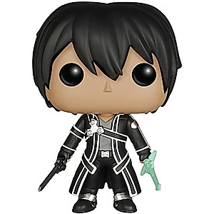 Funko Pop! Anime: Sword Art Online - Kirito Vinyl Figure (Bundled with Pop Box Protector Case)