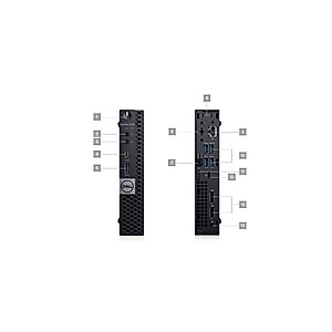 Dell OptiPlex 7070 Desktop Computer - Intel Core i7-9700T - 16GB RAM - 256GB SSD - Micro PC (Renewed)