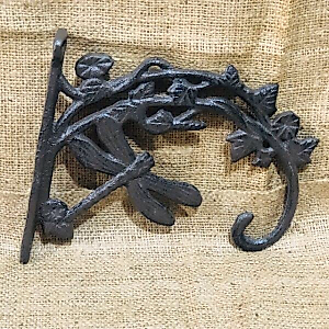 4 Dragonfly Plant Hook Hangers Cast Iron Antique Style Rustic Farmhouse Hanging for Mudroom, Coat Hook, Purse Rack, Hat Hooks