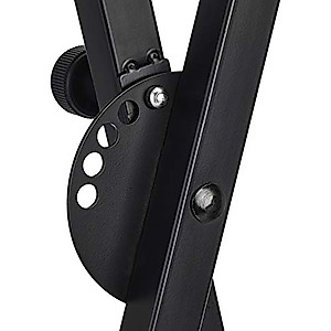 Amazon Basics Classic Adjustable Keyboard and Piano Single-X-Shape Stand, Black