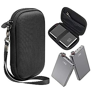 Headphone Amplifier Protective Case for FiiO A5, E12A, E18 KUNLUN Android Phone DAC & AMP, Cayin C5, Xonar U7 MK7.1 USB DAC, with fasterning elastic strap and Mesh Pocket for Cable