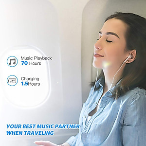 AGPTEK A02S 16GB MP3 Player, 70 Hours Playback Lossless Sound Music Player, Supports up to 128GB, Rose Gold