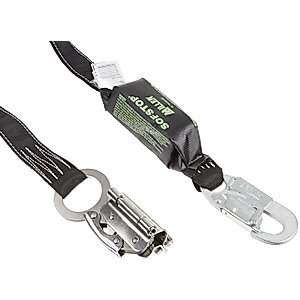 Miller by Honeywell 98174LS-Z7/3FTYLU Manual Rope Grabs with O-ring, ANSI Z359.13 Compliant 3-Feet Sofstop and Locking Snap Hook, Universal, Yellow