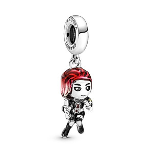 Pandora Marvel The Avengers Black Widow Dangle Charm Multicolor One Size