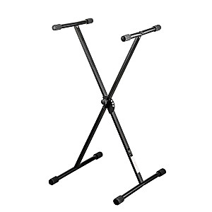 Casio PX-S1100 Privia 88-Key Slim Stage Portable Digital Piano with Bluetooth Adapter, Black Bundle with Studio Headphones, Keyboard Stand, Bench, Sustain Pedal (White) (Red) (Red)