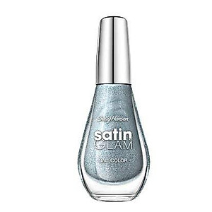 SALLY HANSEN Satin Glam Shimmery Matte Finish Nail Color - Metal Iced