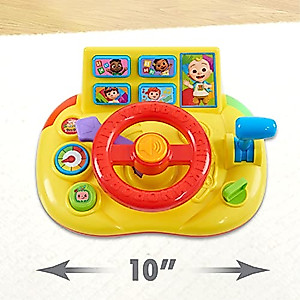 CoComelon Learning Steering Wheel, Learning & Education, Officially Licensed Kids Toys for Ages 3 Up, Gifts and Presents by Just Play