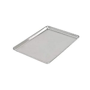Focus Foodservice 901500 Heavy Duty Two Third Size Aluminum Sheet Pan, 18 Gauge Aluminum, 15" x 21" x 1"