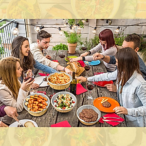 Tioncy 33 Pcs Large Disposable Chafing Dish Buffet Set Food Warmers Catering Supplies for Parties Including Chafing Wire Rack Stand Kit, Aluminum Water Pans, Food Pans, Serving Utensils