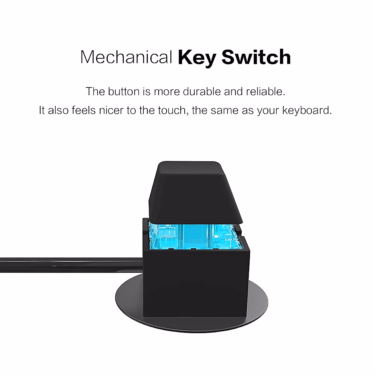 DKE Desktop Computer Power Switch Power Supply Control Adapter Cable 2M External PC Power Button ATX Desktop Computer Case Motherboard Switch On Off Power SW Cables, Black