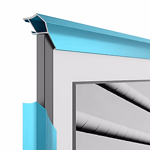 Frame My TV Deco TV Frames Alloy Prismatic - Turquoise Bezel Compatible ONLY with Samsung The Frame TV (65", Fits 2021-2024 Frame TV)