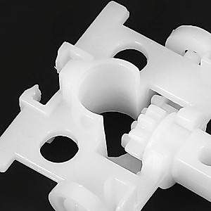 Uonlytech 12 Sets Vertical Blind Repair Carrier Repair Bracket Vertical Blinds Repair Kit Vertical Blind Replacement Replacement Clip Slat Sets White