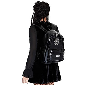 Killstar Vlad Vampire Bat Gothic Punk Vegan Leather Backpack Bag KSRA003005