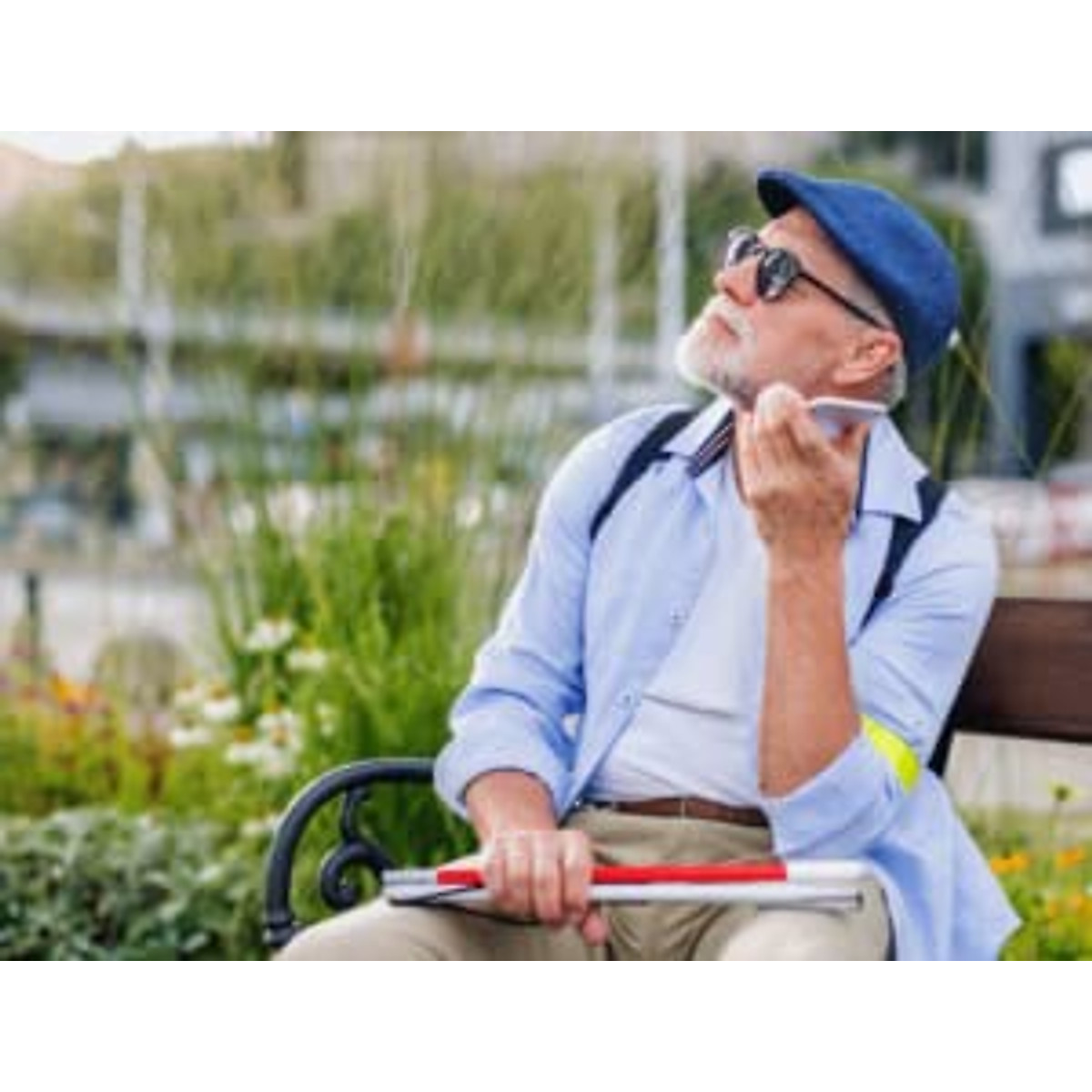 RealSAM Pocket Voice-Operated Unlocked 5G Smartphone for The Blind and Visually Impaired; Just Tap The Screen and Talk, It's That Simple (No Hunting Icons or Swiping Needed)