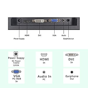 VSDISPLAY 14.9inch 1280x390 LCD Monitor VS149ZJ01,which with Screen LTA149B780F and HD-MI DVI VGA Input Controller Board M.NT68676.2A, as a bar Display Monitor/Advertising Screen Monitor