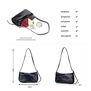PLANET DECOR Retro Classic Clutch Shoulder Bags for Women Clutch Purses for women 90s Purse Style