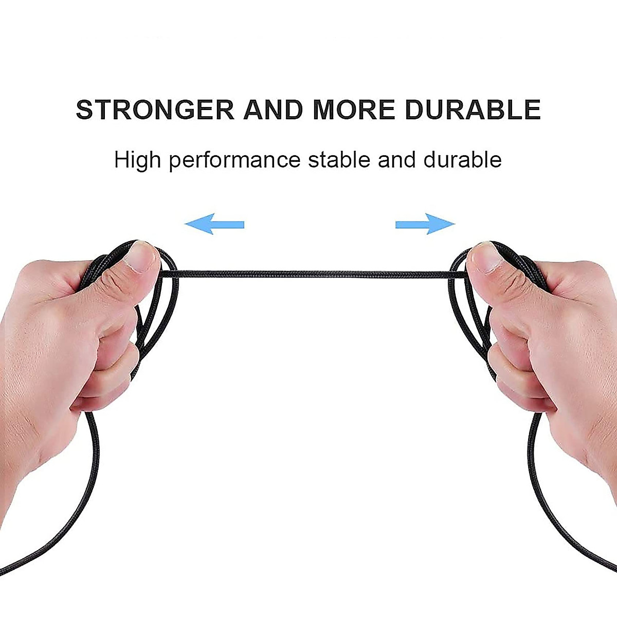 SAMERIVER A10 Cord Replacement with Volume Control, A40 Cable Works with A40 /A40 Gaming Headset Cable, A10 Headset Cable for Xbox One, PS4, PC, Most Smartphones -Braided Black 6ft