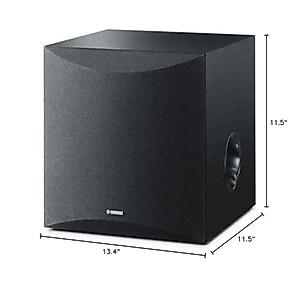 YAMAHA 8" 100W Powered Subwoofer - Black (NS-SW050BL)