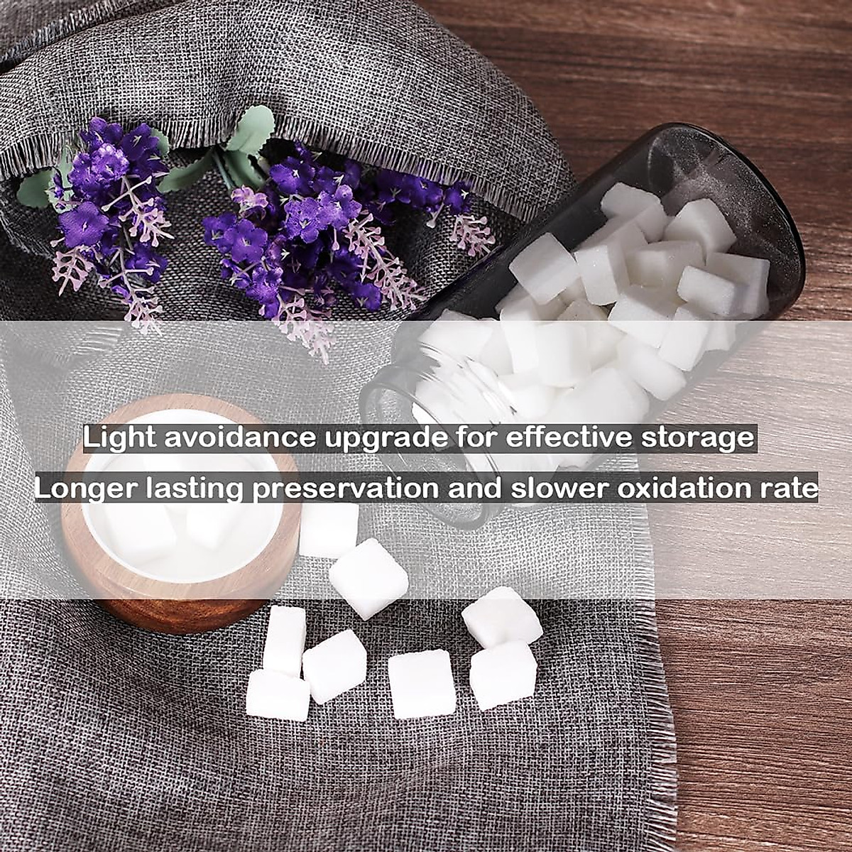 SAIOOL 6 Pcs Small Grey Glass Spice Jars with Label,High Sealing Threaded Mouth, 8.79oz /260ml*6,Empty Cylinder Spices Bottles,Storage Jars with Airtight Screw Lids,Retro Style