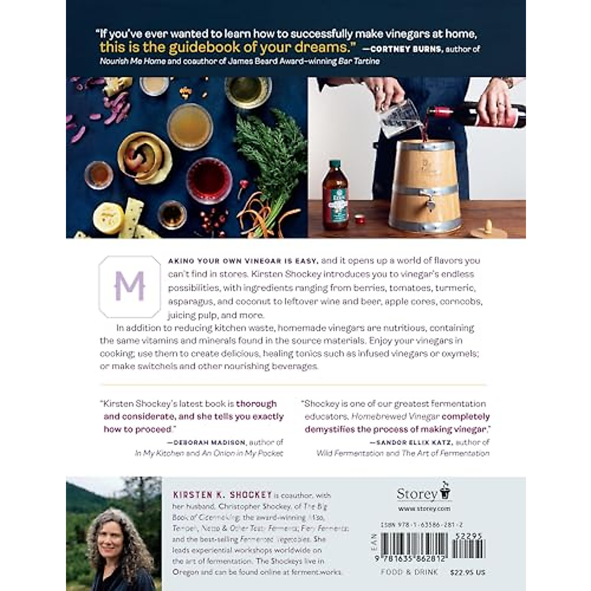 Homebrewed Vinegar: How to Ferment 60 Delicious Varieties, Including Carrot-Ginger, Beet, Brown Banana, Pineapple, Corncob, Honey, and Apple Cider Vinegar