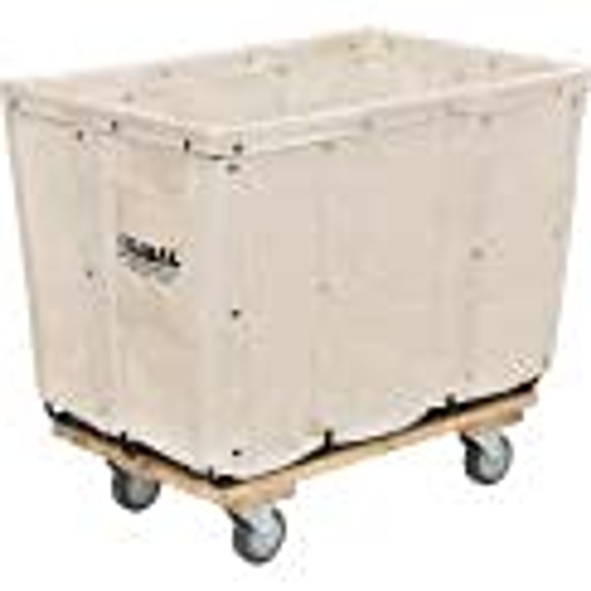 Canvas Basket Bulk Truck, 8 Bushel. 34" L x 22.75" W x 30.25" H