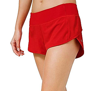 Lululemon Speed Up Short 2.5" (Dark Red, Size 4)