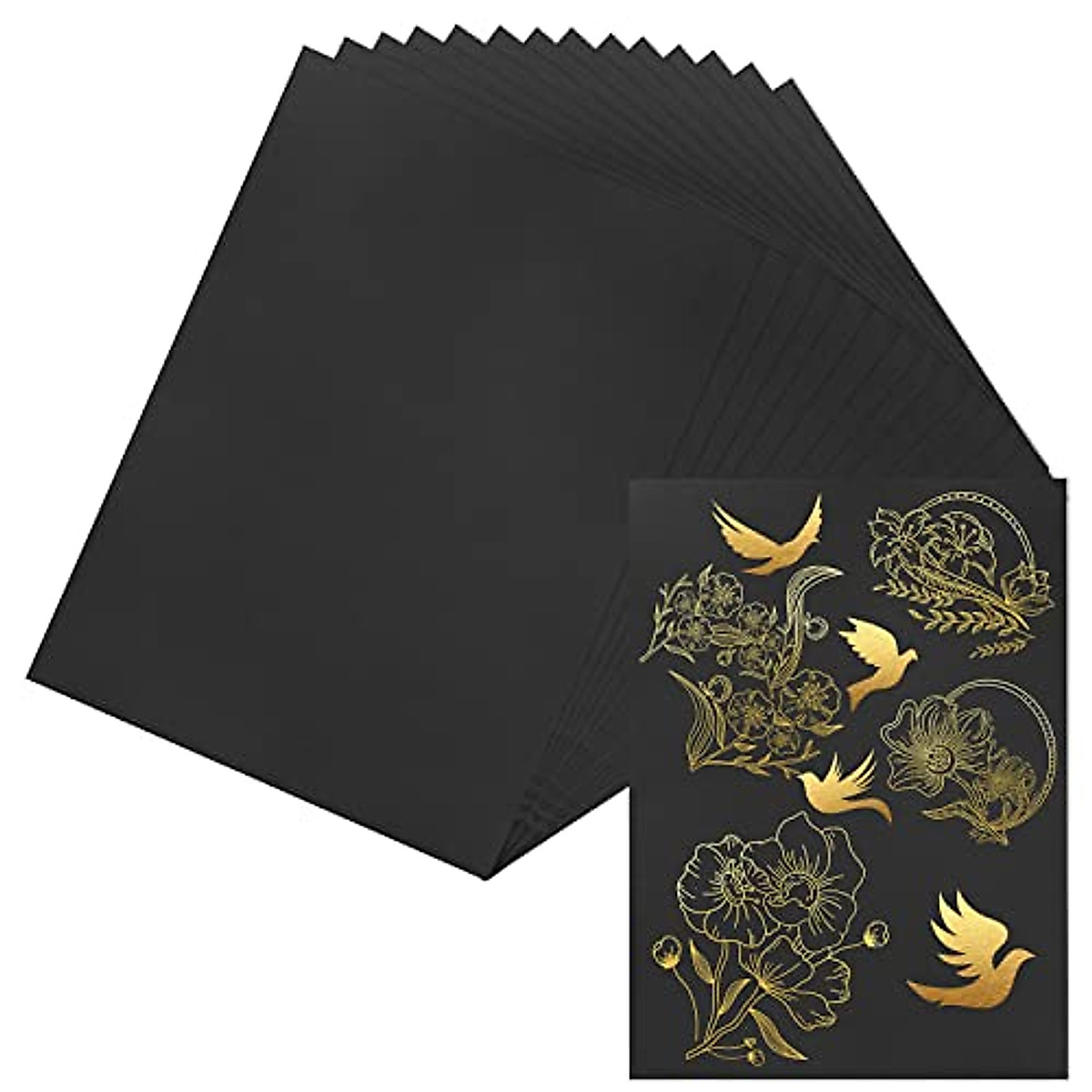 25 Pack Magnetic Sheets 5”x7”Single Sided Black 30mil Magnetic Sign Cut Customize Flexible Cut Magnet Paper Sheets Cut Making Die Storage Metal Dies Magnet Sheets for Crafts Signs Photos