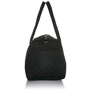 Vera Bradley Women's Performance Twill Large Travel Duffle Bag, Black, One Size