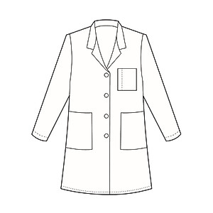 Meta Women's Labcoat 15000 White M