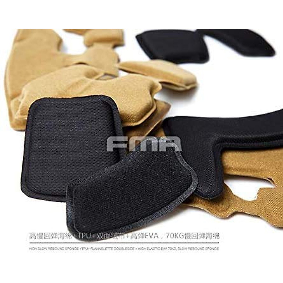 H World Shopping Tactical Outdoor Combat Comfort Protective Internal Fast Maritime Helmet Cushion Memory Foam Protective Mat