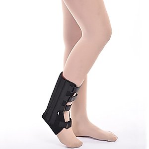 HSManLian Ankle Stabilizer Adjustable Ankle Brace for Exercise Protection Tendon Sprain Injury Recovery Black