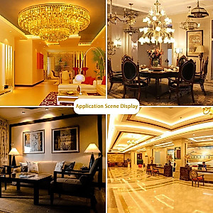 ZHENMING GY6.35 G6.35 LED Bulb 7W AC 110V-130V (Cannot be Used at Low Voltage 12V) Warm White 3000K Dimmable 65W Halogen Bulbs Equivalent, 2-Pack