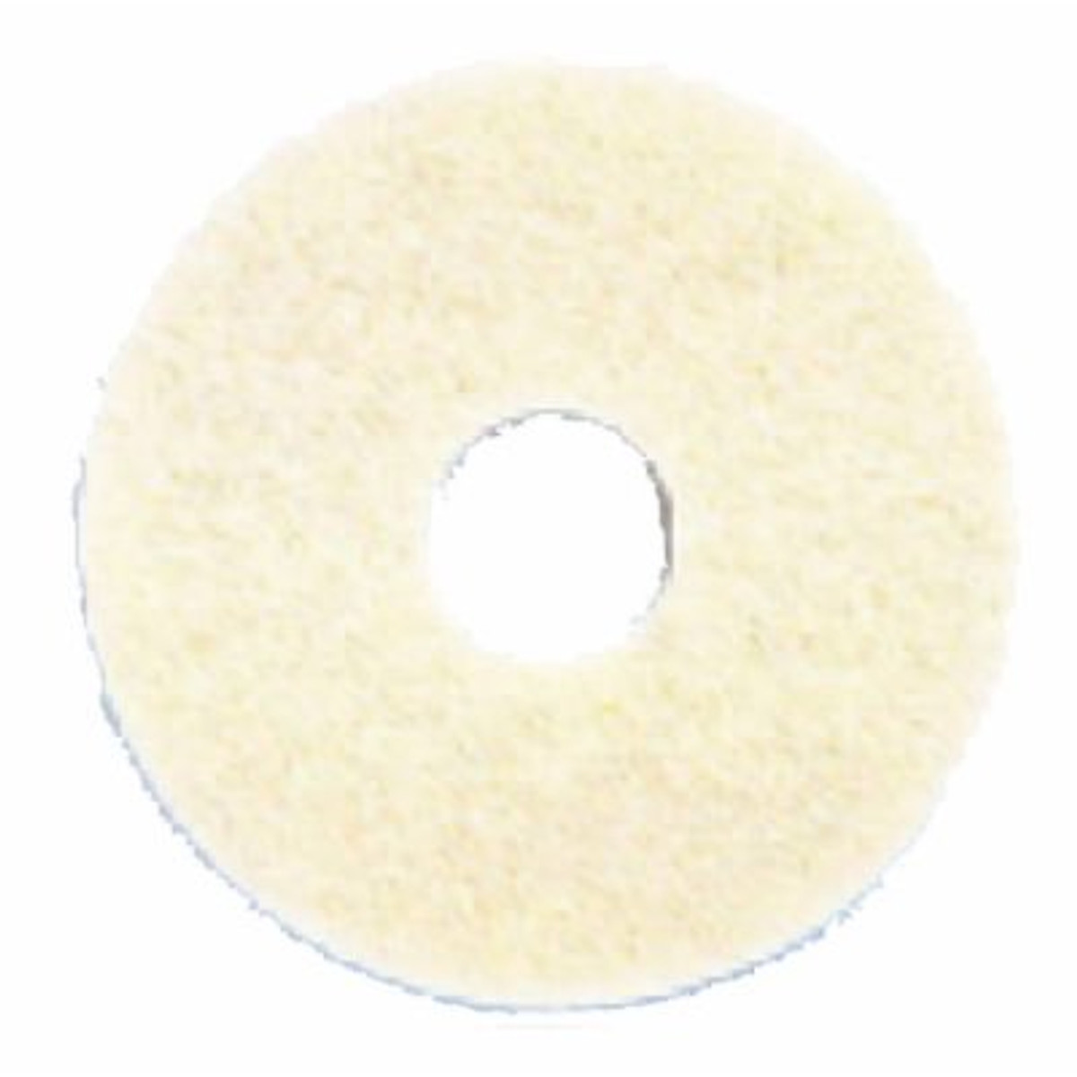 08481 Polishing Floor Pad, 4100, White, 17-In. - Quantity 5