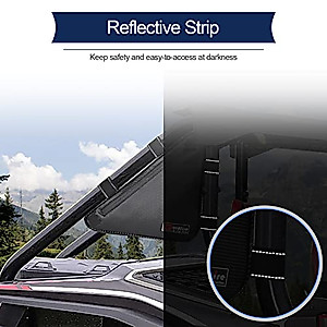 For Talon 1000 Storage Bag Accessories, Hutexcio UTV Triangle Corner Bags Side Pillar Gear Bags for Talon 1000R 1000X 1000X4 2019 2020 2021 2022 2023 (2 Pack,Black)