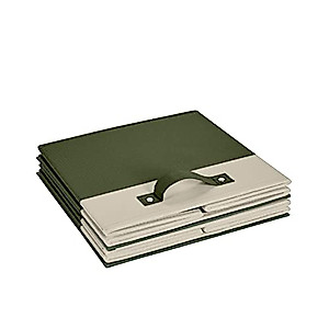 RiverRidge Kids 2pc 10.5in Two-Tone Folding Storage Bin Set - Olive