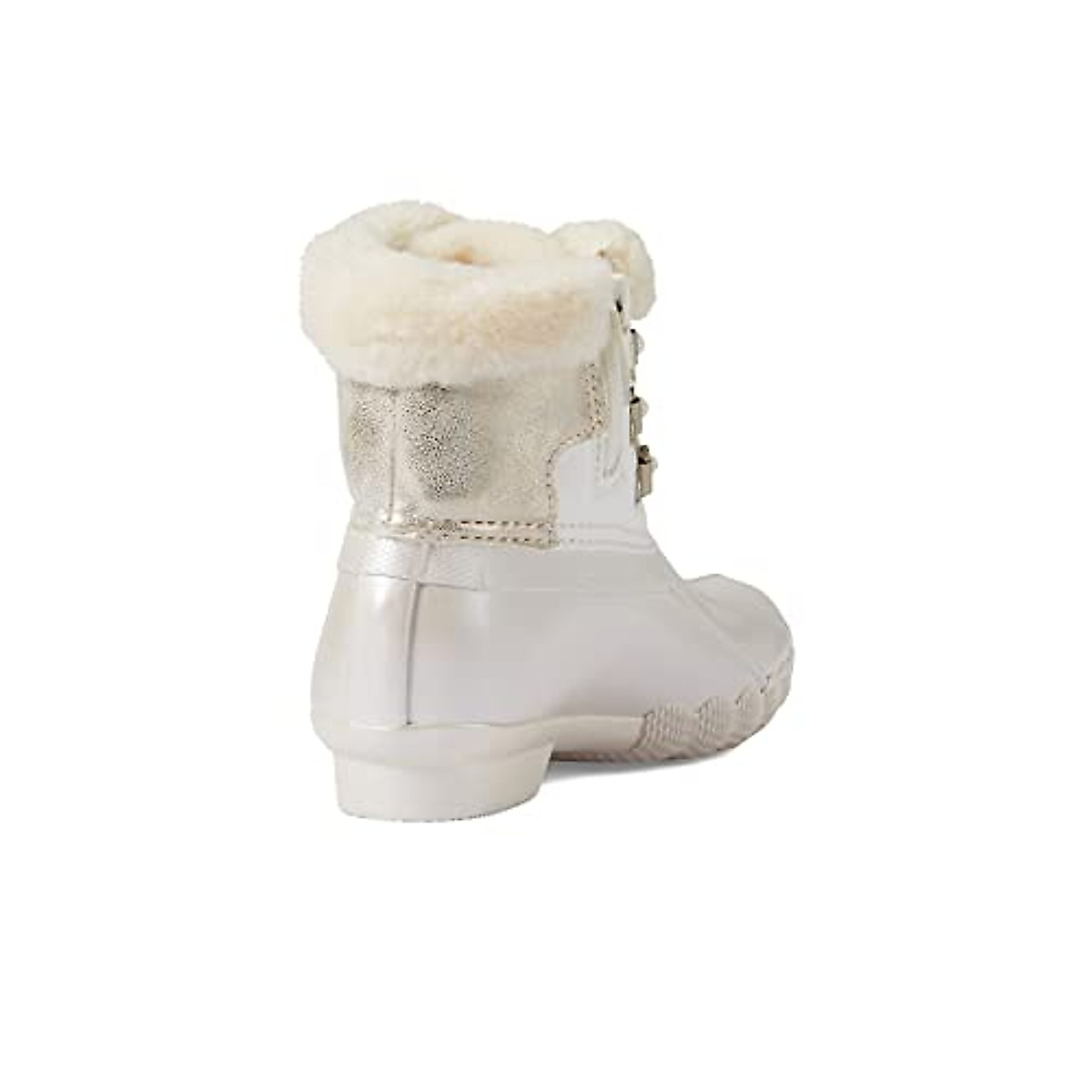 Sperry Core Alpine Saltwater Snow Boot, Ivory, 2 US Unisex Big Kid