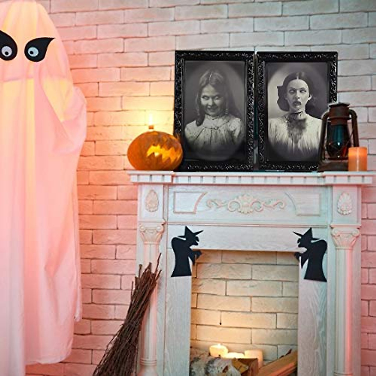 Creepy 3D Halloween Decor - Moving Picture Frames