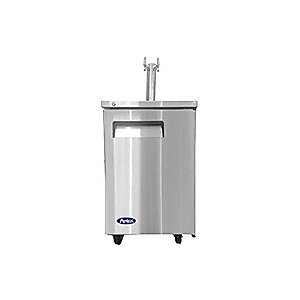 23 1 Door Back Bar Beer Keg Cooler with Single Faucet Tower Atosa MKC23