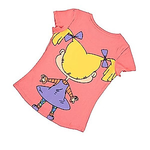 Girls Angelica Rugrats T-Shirt - Girls 4-16 Coral