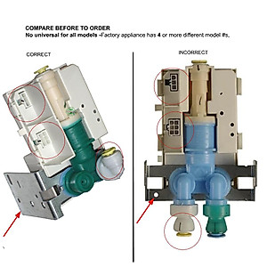 GLOB PRO ** Original Connector** EAP11750553 Ice Maker Water Inlet Valve Compatible with Kenmore, KitchenAid, AP6017258, PS11750553