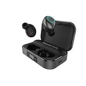 Earcrafts Wireless Earbuds - 120 Hours Playtime in Ear Bluetooth Headphones with Microphone, TWS, Smart Touch Control IPX7 Waterproof, Great Sound, Ideal for Sport